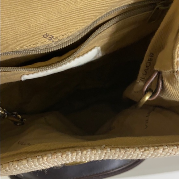 villager | Bags | Vintage Villager Leather And Canvas Mini Backpack ...